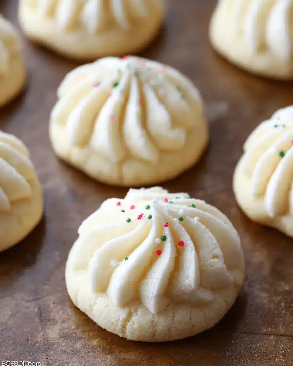 whipped shortbread cookies