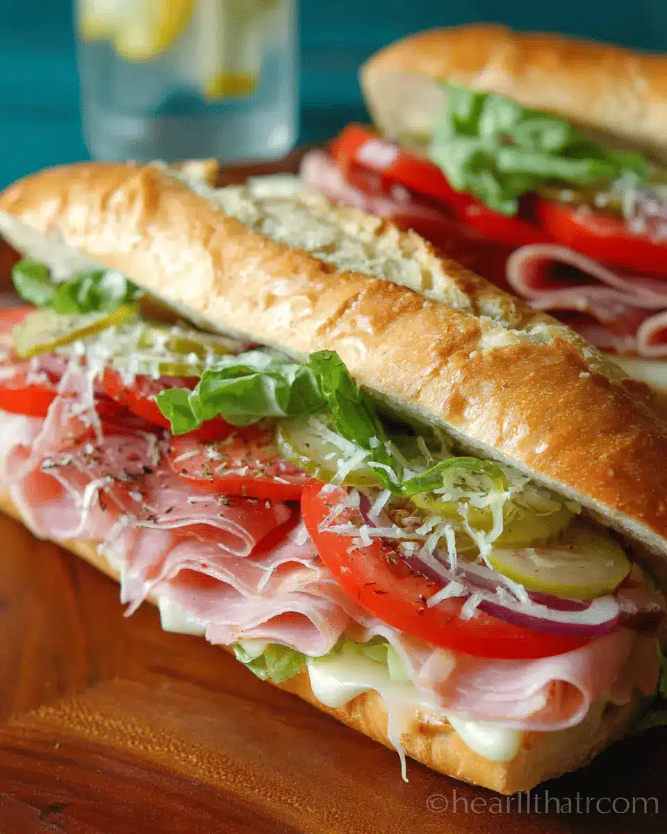 Italian Cold Cut Sub Sandwich