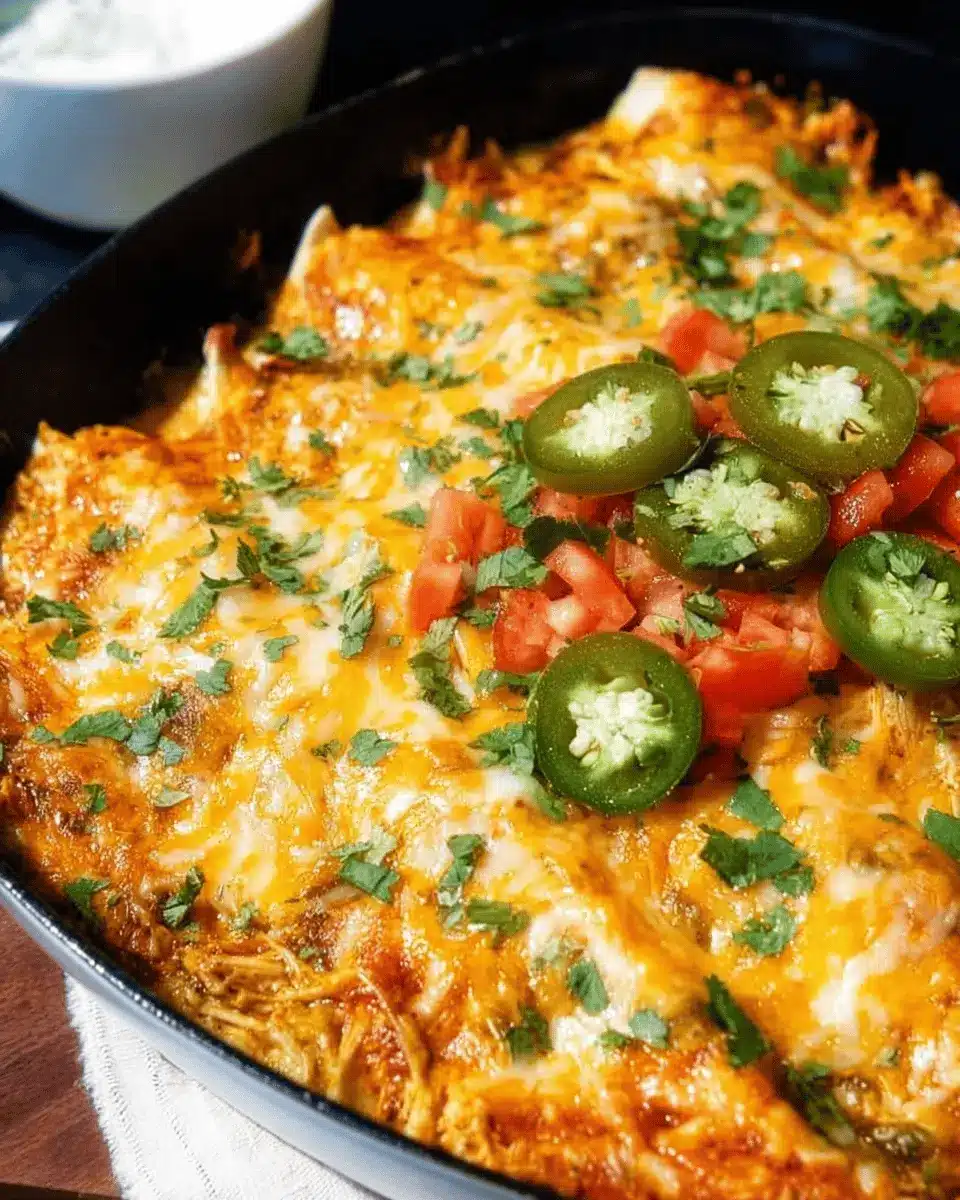 easy chicken enchiladas
